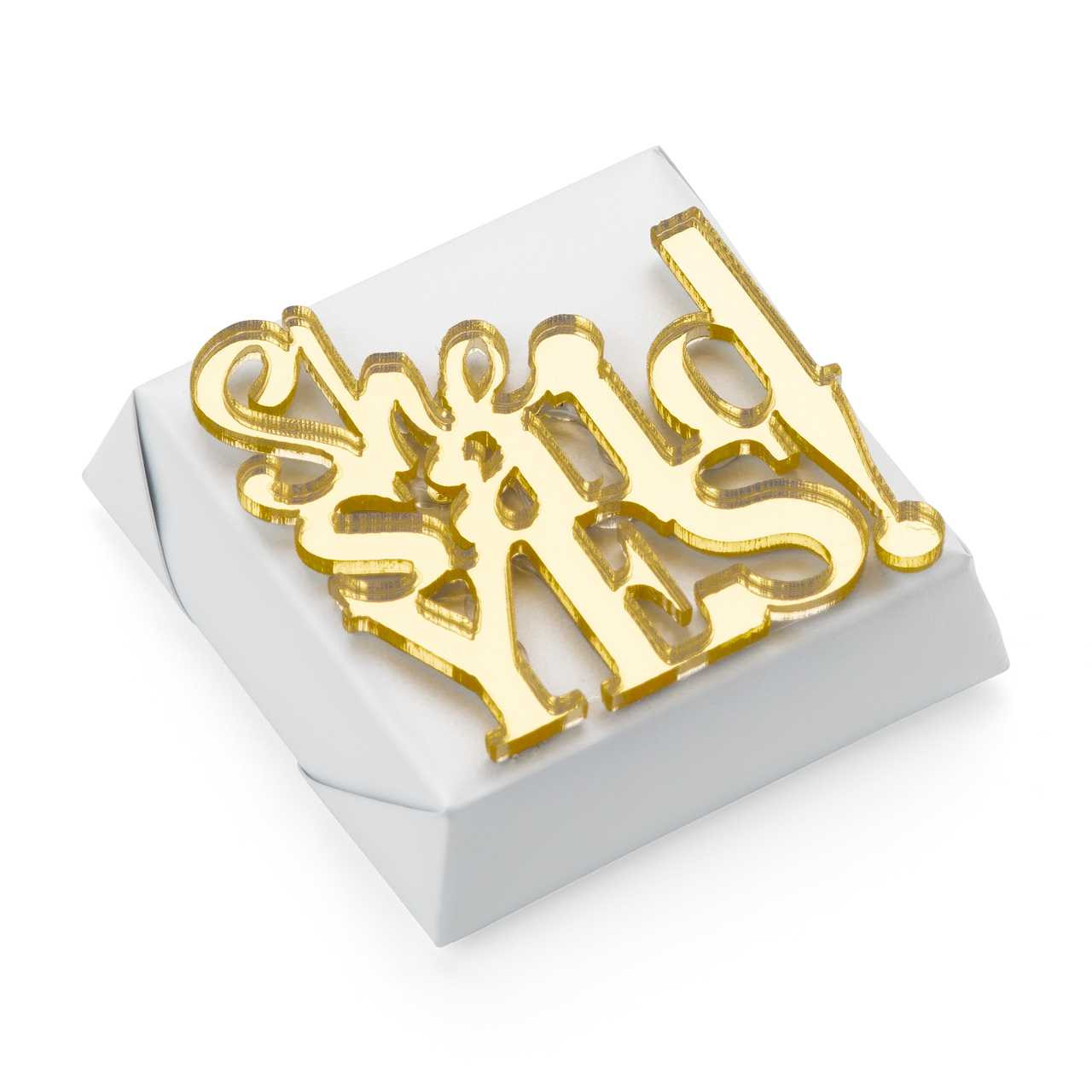 SHE SAID YES ! - SQUARE CHOCOLATE BAR | www.mirellichocolatier.com