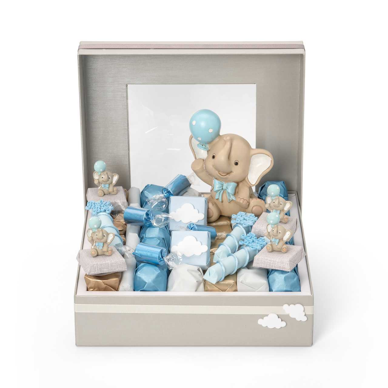 Elephant - Window Chocolate Gift Box - Pink | www.mirellichocolatier.comier