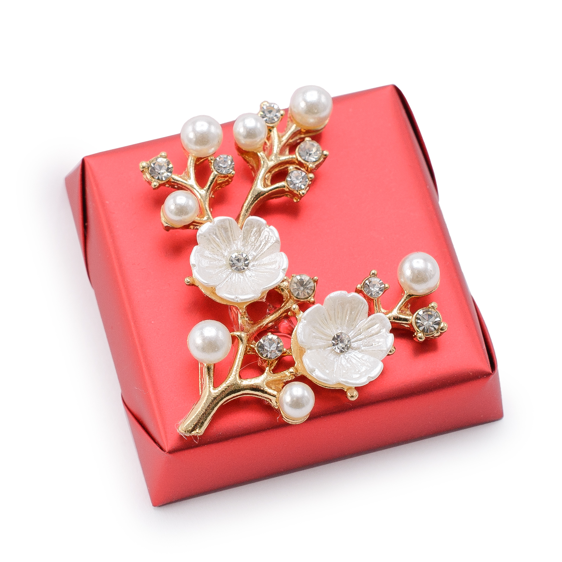 PRETTY IN PINK - Ivory Leather Chocolate Box - Mirelli Chocolatier