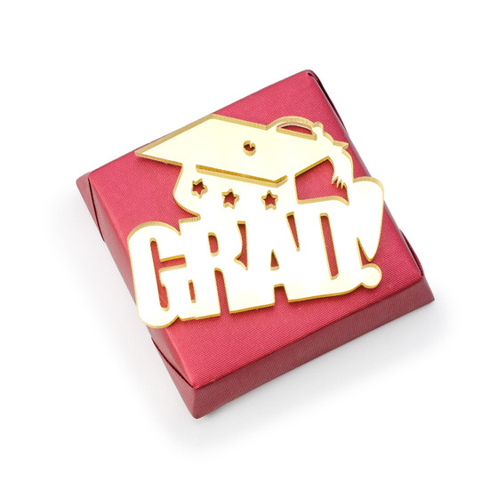 GRADUATION - Decorated Chocolate Bar | www.mirellichocolatier.com