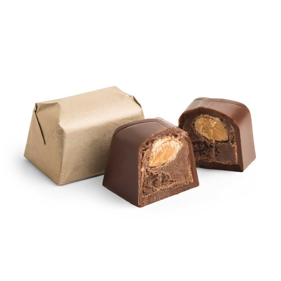 Chocolate Praline with Almond-From www.mirellichocolatier.com