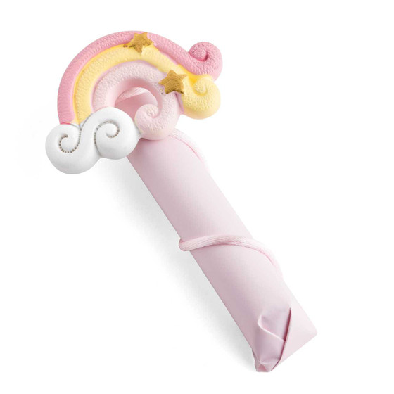 Rainbow Theme Baton Cigar Shape Baby Girl Decorated Chocolate- From www ...