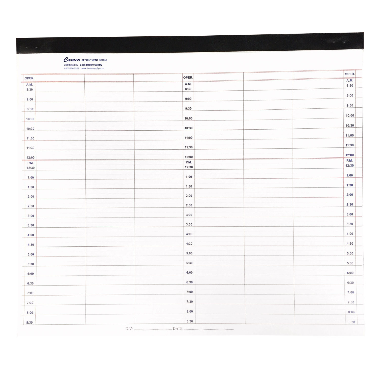 Salon Appointment Books | Salon Supplies & Accessories | Boss Supply