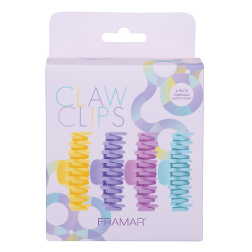 Framar Claw Clips - Pastel Colors | Clips & Pins | Boss Beauty Supply