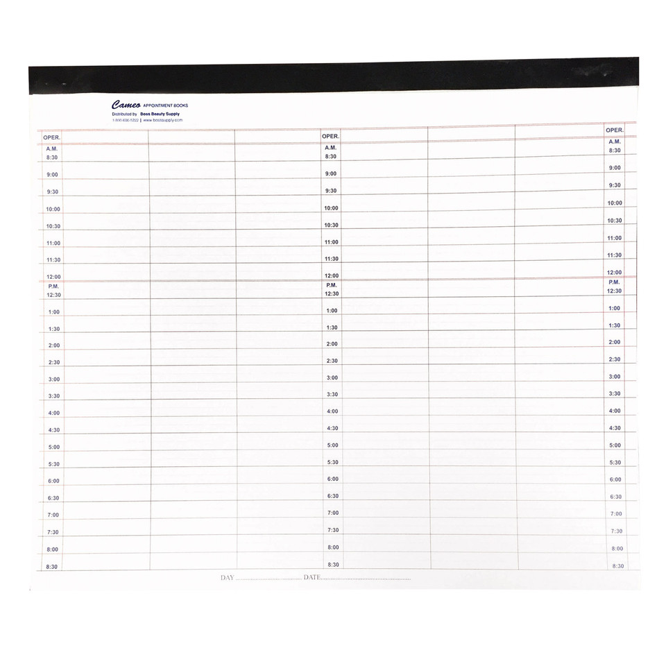 Appointment Pads | Salon Supplies | Boss Beauty Supply