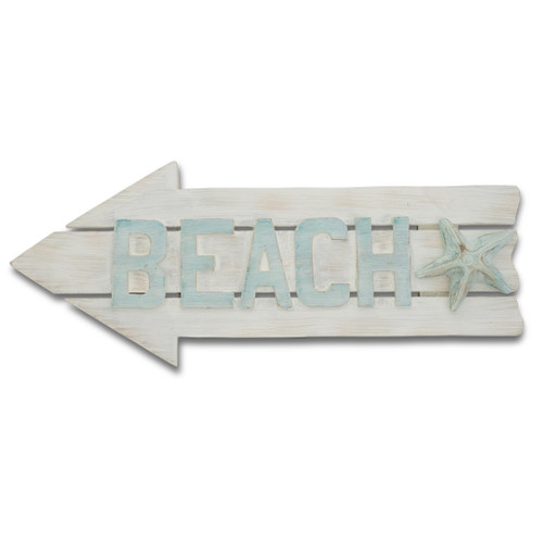 Beach Sign, hand carved sign, CF029
