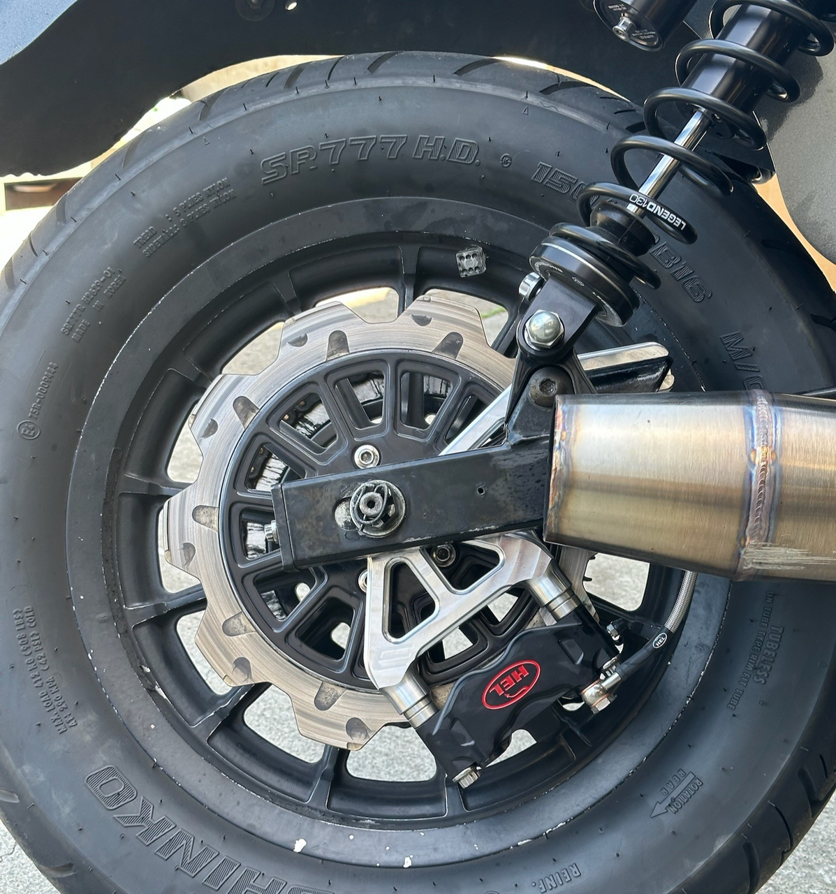Dyna Radial Rear Caliper Bracket