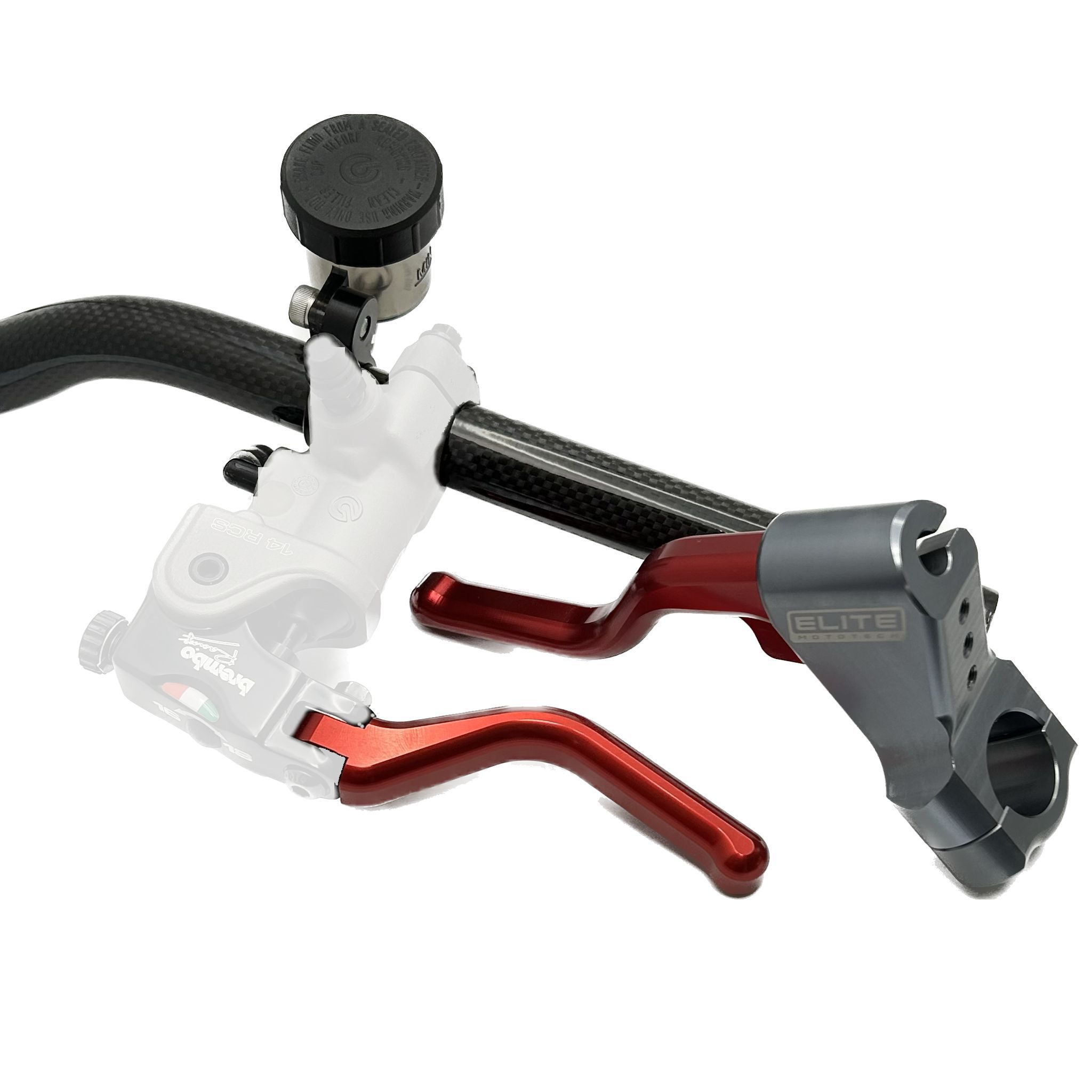 Elite Harley-Davidson EZ-PULL Clutch Lever with Brembo Brake Lever Kit