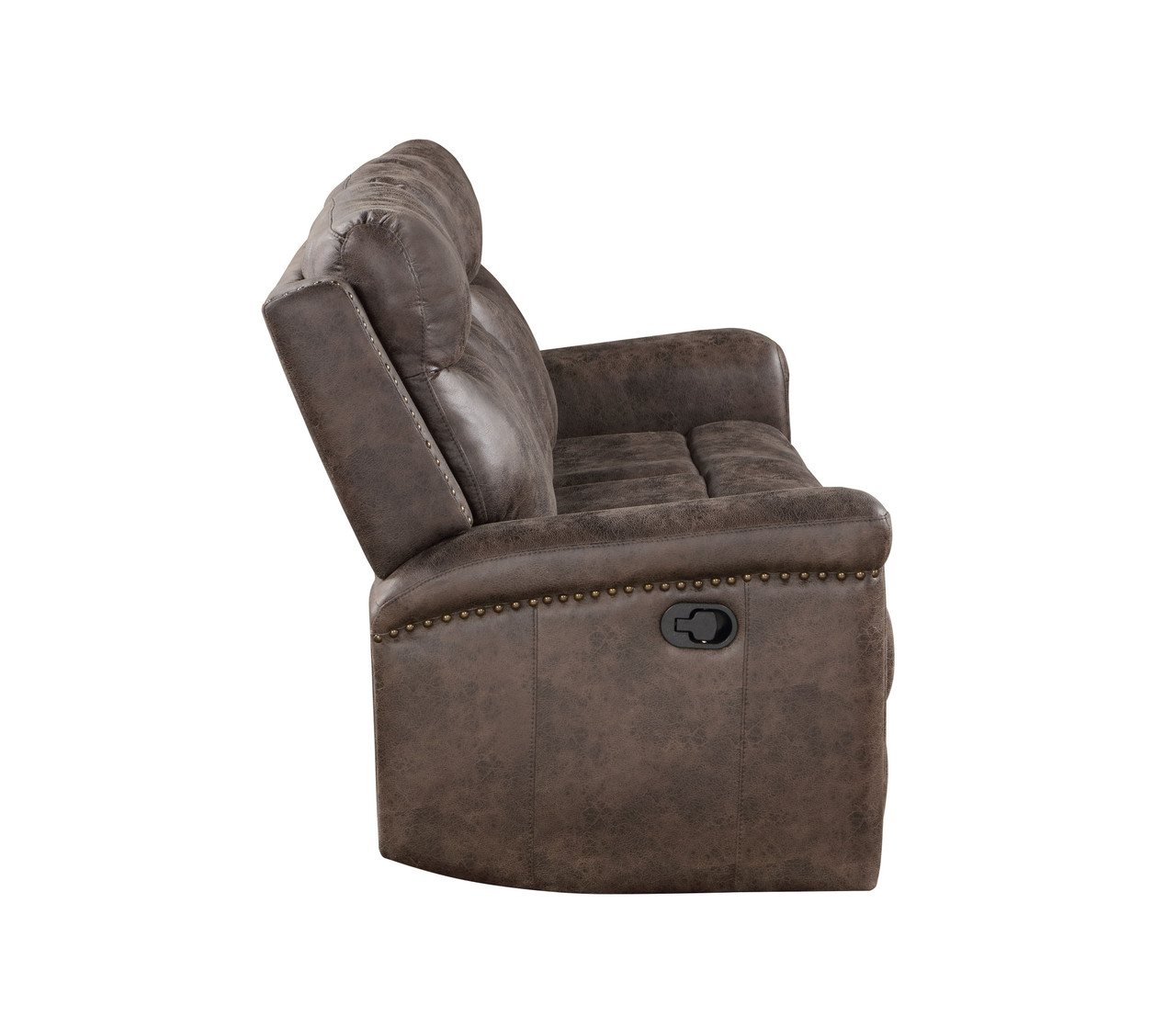 The Quade - Sofa With Dual Recliner - Mocha sold at Discount Furniture ...