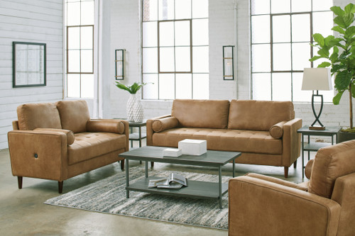 The Darlow Caramel 3 Pc. Sofa, Loveseat, Chair is available at Discount ...