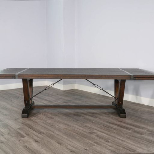The Homestead - Extension Table Base Only - Dark Brown sold at Discount ...