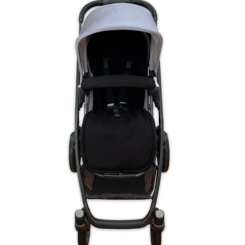 Jet Black pram liner for Uppababy