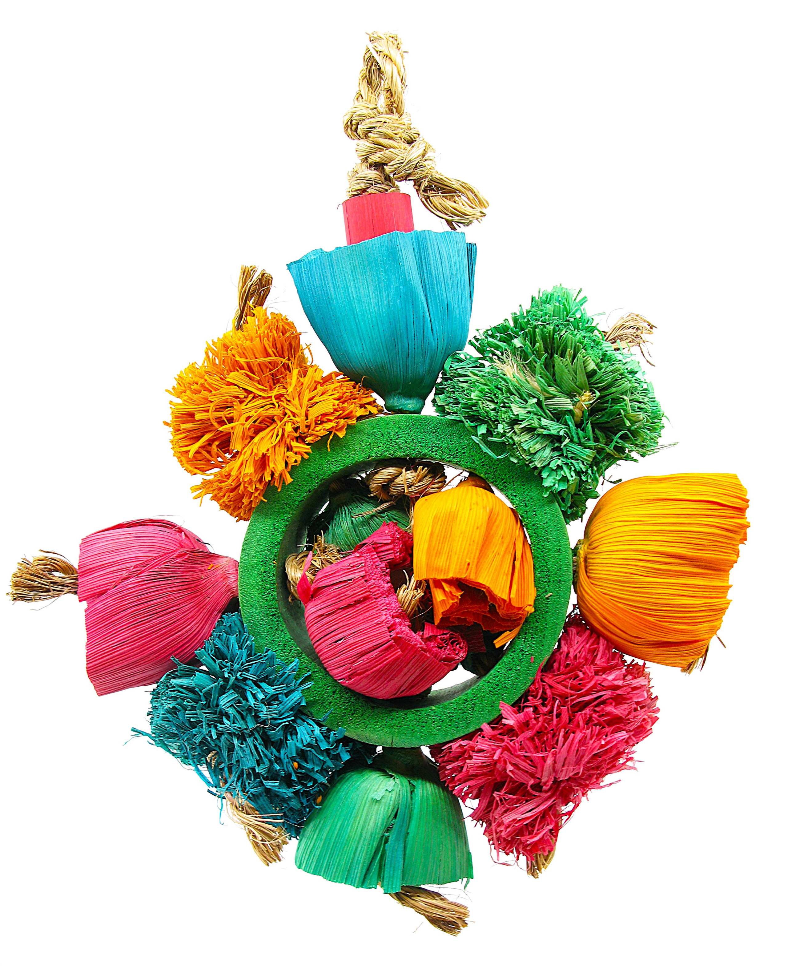 Four Ring Chain Bird Swing | Planet Pleasures Parrot Swing