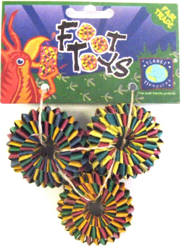 Tire Foot Toy | Planet Pleasures Bird and Parrot Foot Toys