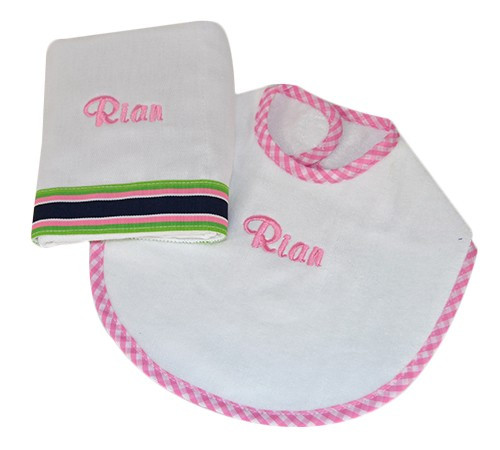 BIB & BURP CLOTH COMBO | Baby Be Hip