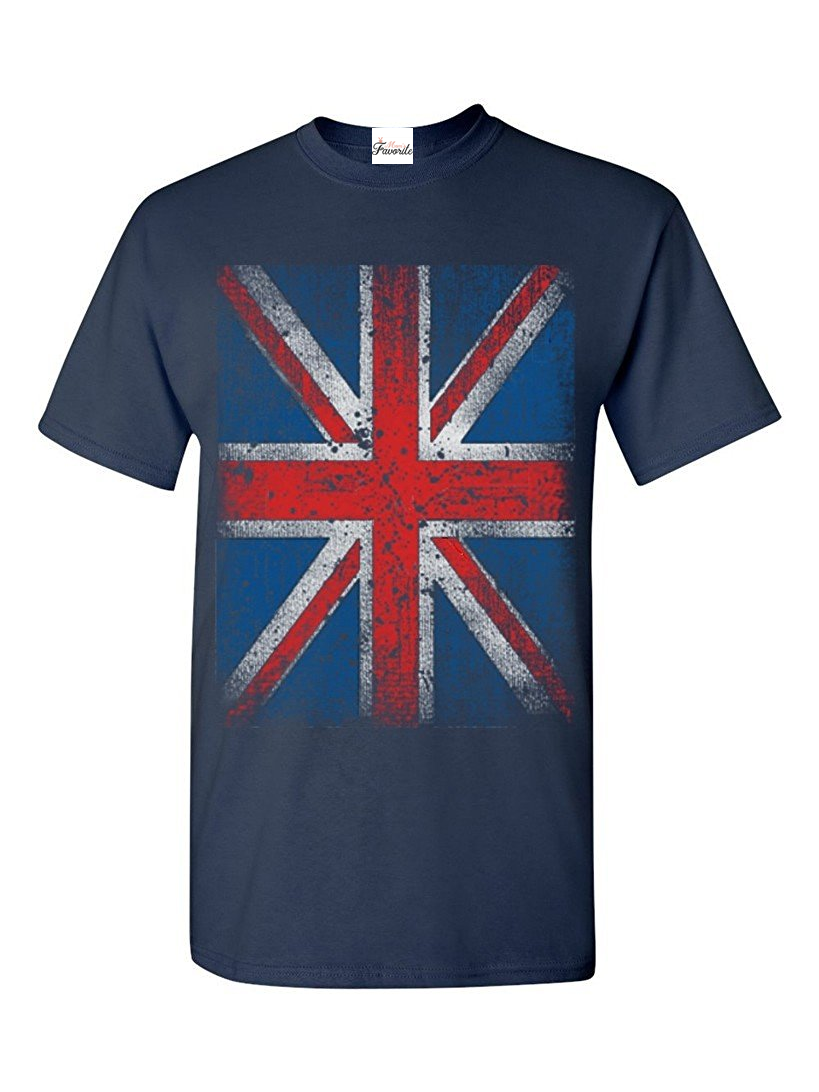 Vintage Navy Blue Union Jack T