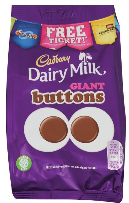 Confectionary from Cadburys, all your favorite goodies