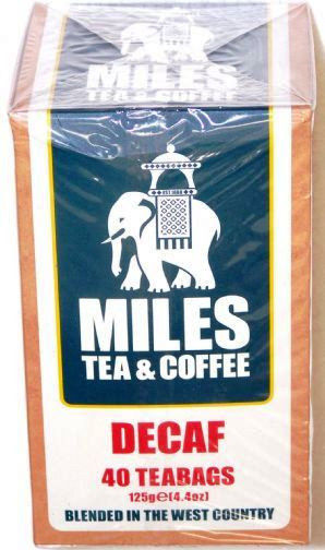 DJ Miles Decaffeinated 40 tea bags - The British Shoppe