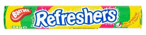 Barratt Candyland Refreshers Fruity Flavour Fizzy Sweets