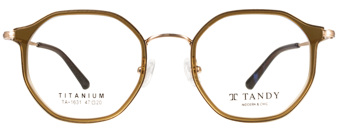 Tandy Titanium 1631 Brown | Tandy by LOUISLUSO | Reading Glasses Etc.
