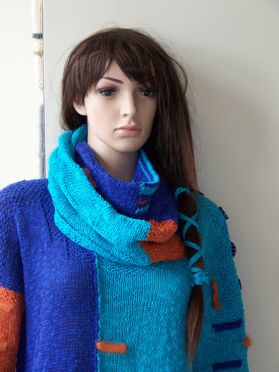 Flaherty Long sweater - MaggiKnits, Inc.