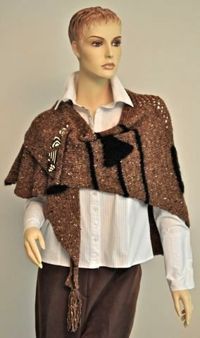 Tweed Shawl and Triangles Kit - MaggiKnits, Inc.