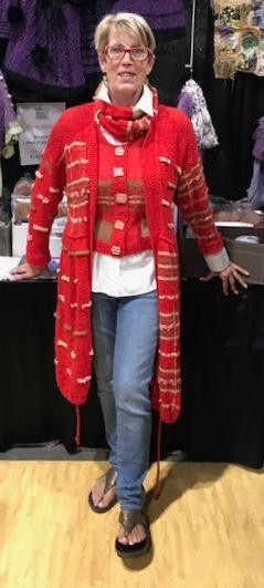 Mullaghabrack Waistcoat and Cowl - MaggiKnits, Inc.