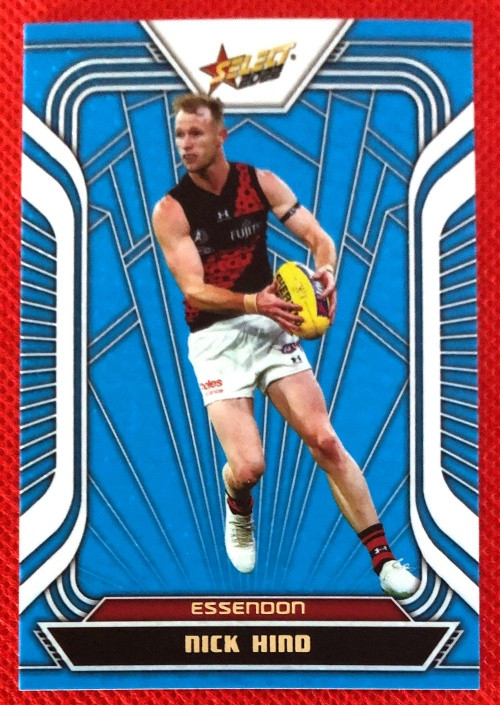 2022 AFL Select LUKE PARKER SYDNEY SWANS Fractured Acid-Yellow Card