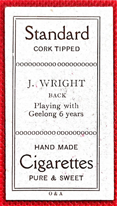 1908 Standard Cigarettes- Sniders & Abrahams D Series F STODDART ...