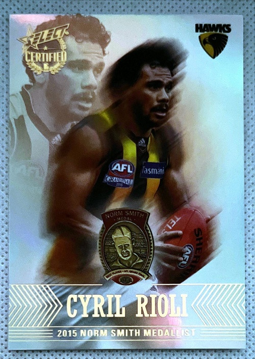 2016 AFL Certified Series CYRIL RIOLI Hawthorn Hawks Norm Smith ...