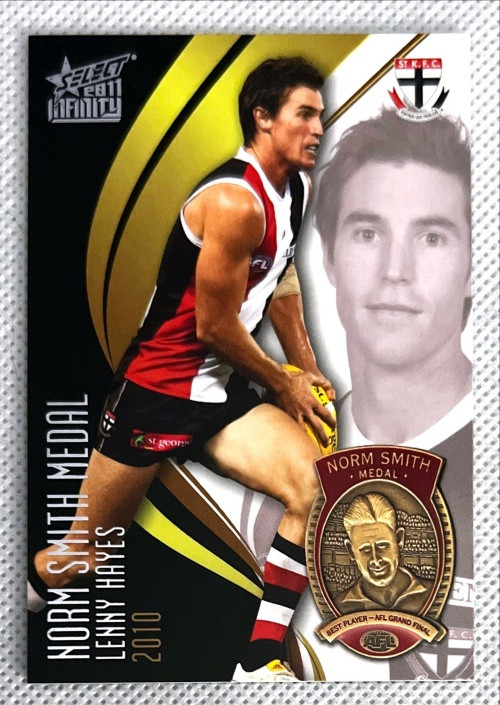 2011 AFL Infinity Series LENNY HAYES St Kilda Saints Norn Smith ...