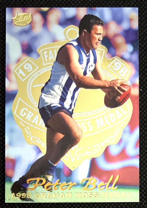 1999 AFL Premiere Series PETER BELL North Melbourne Kangaroos Graham ...