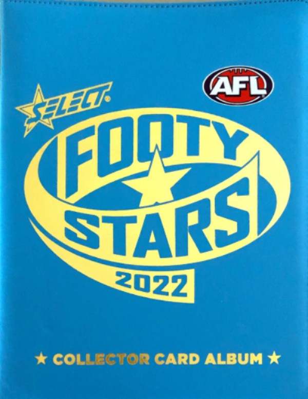 2022 AFL SELECT FOOTY STARS ALBUM & 223 CARD BASE SET