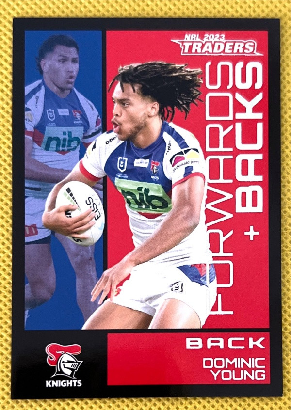 2023 NRL TRADERS TITANIUM SERIES DOMINIC YOUNG NEWCASTLE KNIGHTS ...