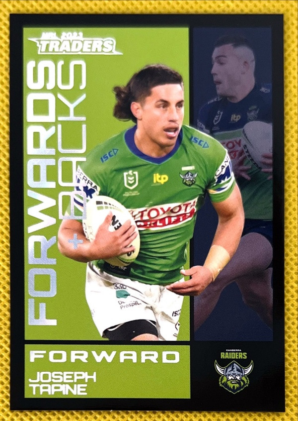 2023 NRL TRADERS TITANIUM SERIES JOSEPH TAPINE CANBERRA RAIDERS ...