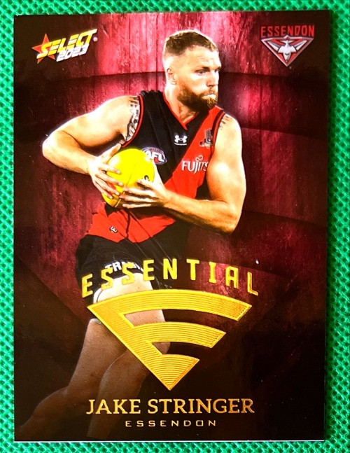 2023 AFL SELECT FOOTY STARS JAKE STRINGER ESSENDON BOMBERSESSENTIAL ...