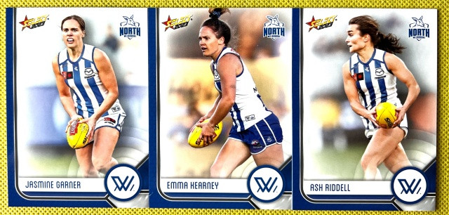 2023 AFL SELECT FOOTY STARS NORTH MELBOURNE KANGAROOS BASE TEAM SET