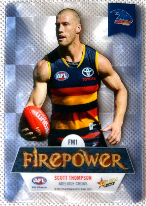 2013 AFL SELECT CHAMPIONS SCOTT THOMPSON ADELAIDE CROWS MIRROR CARD