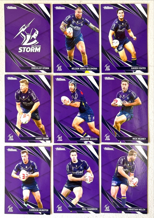 2024 NRL TRADERS TITANIUM MELBOURNE STORM TEAM SET