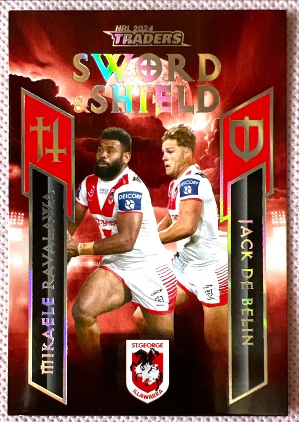 2024 NRL TRADERS TITANIUM KALYN PONGA & DYLAN LUCAS NEWCASTLE KNIGHTS ...