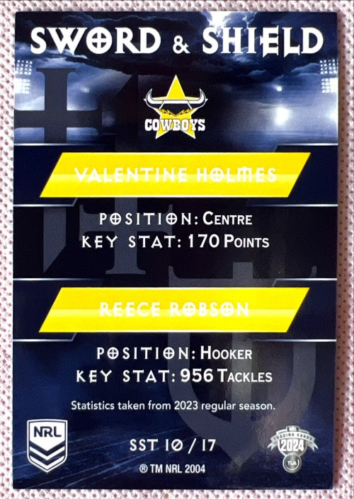 2024 NRL TRADERS TITANIUM KALYN PONGA & DYLAN LUCAS NEWCASTLE KNIGHTS ...