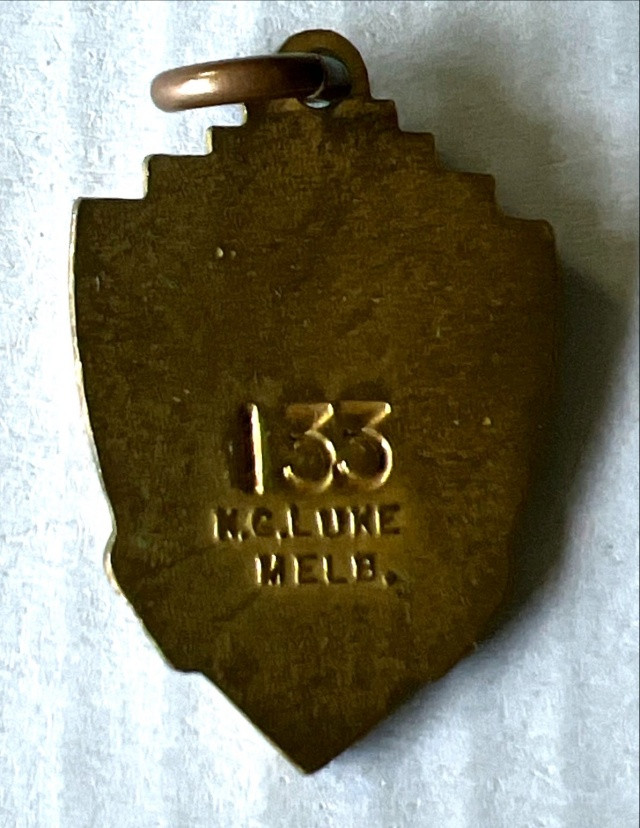 MELBOURNE CRICKET CLUB RESTRICTED MEMBERS MEDALLION SEASON 79-80