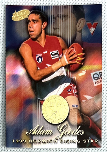 2000 AFL Millennium Series ADAM GOODES Sydney Swans Rising Star ...