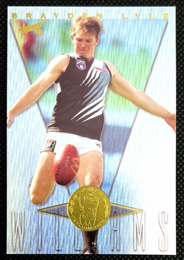 1998 AFL Signature Series BRAYDEN LYLE Port Adelaide Power Fos Williams ...