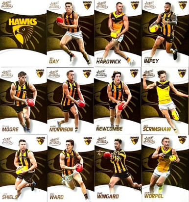 2022 AFL Select Optimum HAWTHORN HAWKS Base Team set