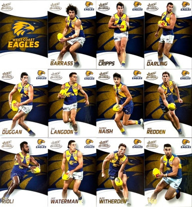 2022 AFL Select Optimum WEST COAST EAGLES Base Team set