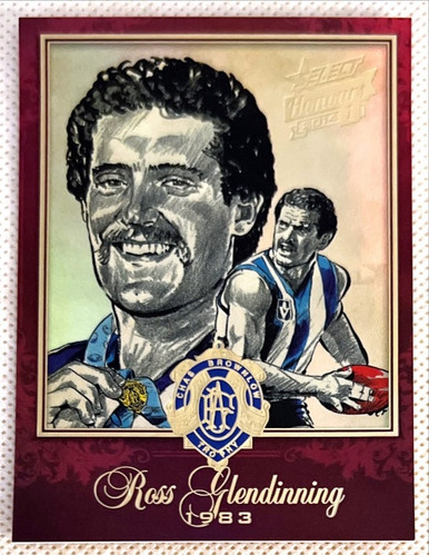 2014 AFL NORMAN WARE Footscray Bulldogs Honours Series 1 Brownlow ...