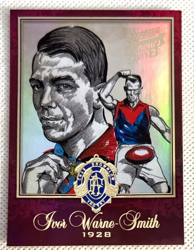 2014 AFL NORMAN WARE Footscray Bulldogs Honours Series 1 Brownlow ...