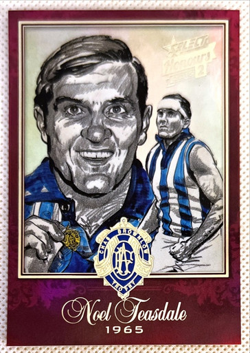 2014 AFL NORMAN WARE Footscray Bulldogs Honours Series 1 Brownlow ...