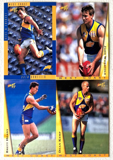 1995 AFL Select Series 1 FITZROY LIONS Base Team Set